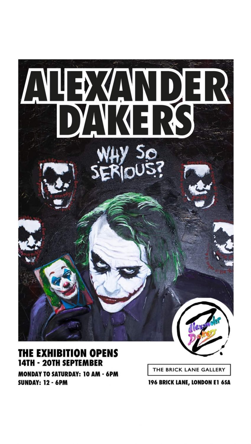 ALEXANDER DAKERS SOLO EXHIBITION - THE BRICK LANE GALLERY LONDON